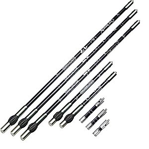 ZSHJGJR Archery Bow Stabilizer Balance Bar Rod System 3-30 Inch Carbon Fiber Stabilizer Damping Shock Absorber for Recurve Compound Bow (26inch, Grey)