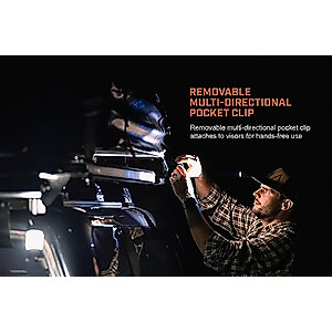 Streamlight 66320 MacroStream USB 500-Lumen Rechargeable Compact Flashlight with Wrist Lanyard, Hat Clip and USB Cord, Black