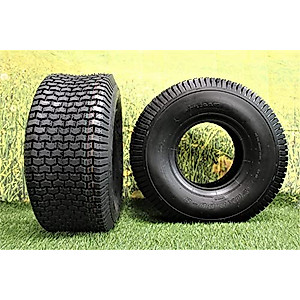 Set of Two 20x8.00-8 4 Ply Turf Tires for Lawn & Garden Mower 20x8-8