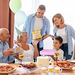 ZZYFGH Mini Plastic Beer Mugs, 2 Oz Mini Beer Glasses Shot Glasses with Handle for Party (Set of 12)