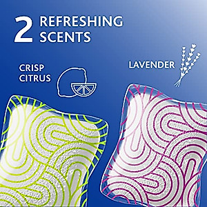 O-Cedar PACS Hard Floor Cleaner, Crisp Citrus Scent 10ct (1-Pack) | Made with Naturally-Derived Ingredients | Safe to Use on All Hard Floors | Perfect for Mop Buckets