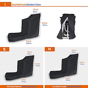 POMER Treadmill Cover, 81x37x67inch Dustproof Oxford Fabric with Zipper Running Machine Protective Cover for Non-Folding Home Treadmill