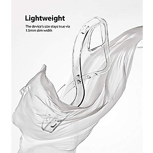 Ringke Air Shoulder Strap Compatible with iPhone 12 Pro Max Case, Crossbody Necklace Lanyard with Clear TPU Silicone Phone Cover for 6.7-inch (2020) - Clear