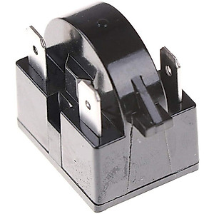 QP-02-4.7 3Pin 4.7Ohm PTC Starter/Start Relay Replacement for Mini Fridges, Compact Refrigerators, Beverage & Wine/Beer Coolers, Deep Freezers, Beer/Wine Refrigerators