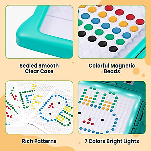 Busy Board Montessori Toy for 1 2 3 4 Year Old Toddlers - Preschool Learning Activities Sensory Board for Fine Basic Dress Motor Skills - Educational Travel Toys for Plane Car, Gift for Boys Girls
