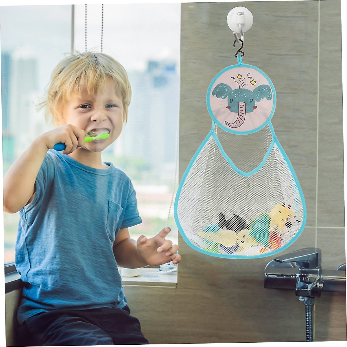 TOYANDONA 4pcs Toy Storage Bag Bath Toys for Kids Toys Storage Organizer Kids Storage Organizer for Toys Bath Organizer Bath Tub Toys Infant Tub Infant Bath Toys Container Mesh Child Net