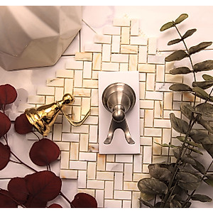 Kingston Brass BA5567SN Royale Robe Hook, 3-3/4" Length, Brushed Nickel