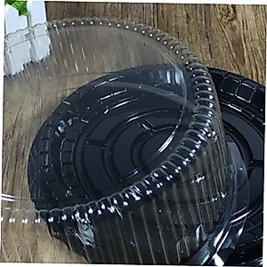 HOMSFOU 20pcs 8 Clear Cake Reusable Cake Containers Cake Containers with Lids Cake Holder with Lid Wedding Cake Stand Disposable Cake Carrier Cupcake Pan A024 With Cover Bread Box
