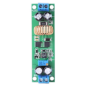Converter Module, DC-DC Buck Step Down Converter Adjustable Power Source Module 6.5V-60V to 1.25-30V 10A for Lithium or Lead-Acid Battery