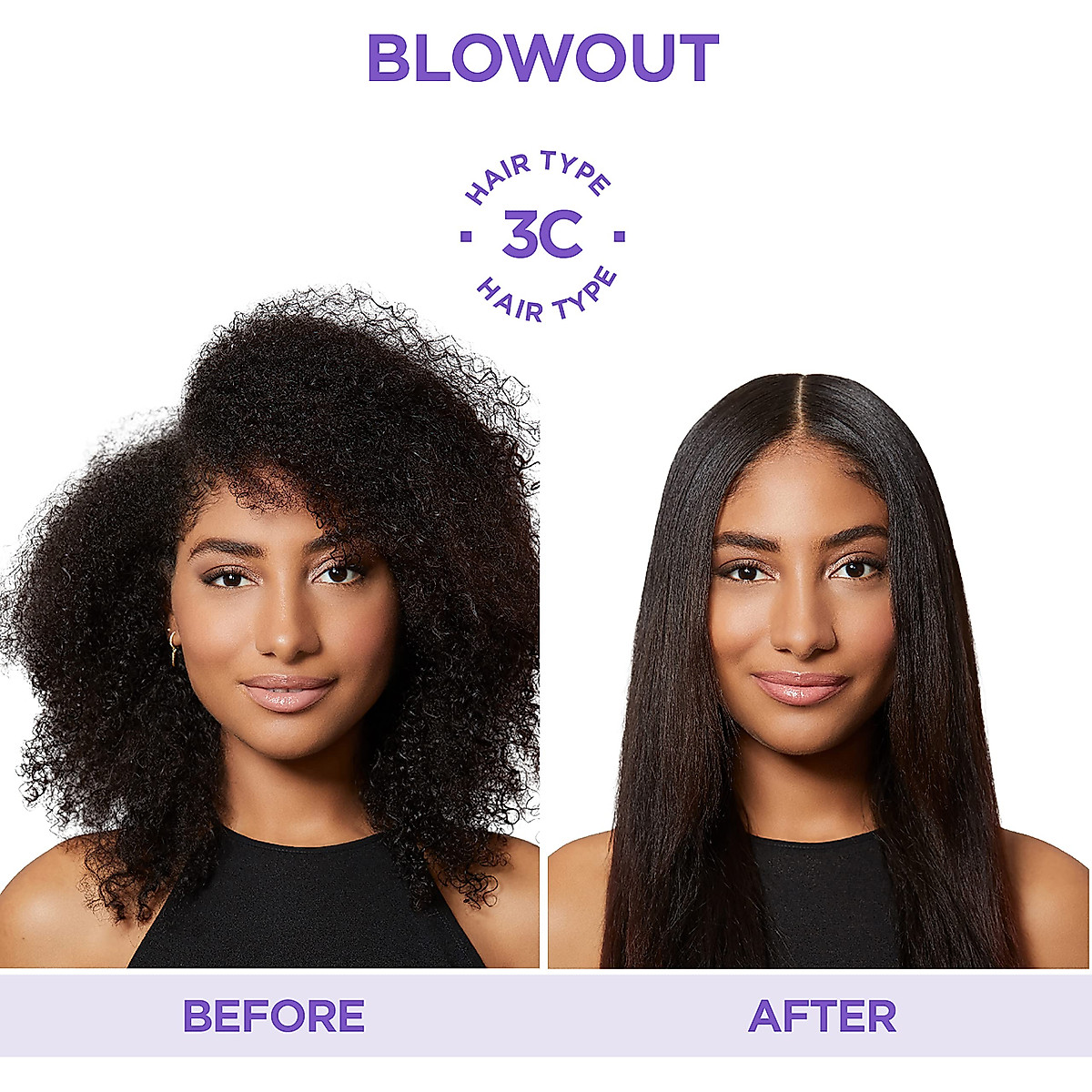 SoftSheen-Carson Dark and Lovely Blowout Heat Shield Hair Primer, Blow Dry Spray & Heat Protectant with Castor Oil, For Curly Hair, All Hair Types 4.4 fl oz