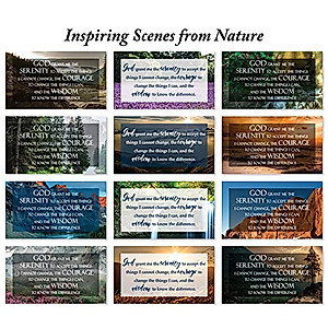 JBH Creations Serenity Prayer Cards - Pack of 48