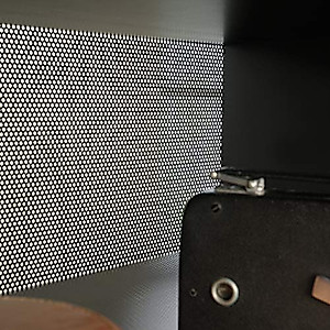 Sauder Boulevard Café 3-Drawer Chest, L: 29.13" x W: 17.48" x H: 42.68", Black Finish