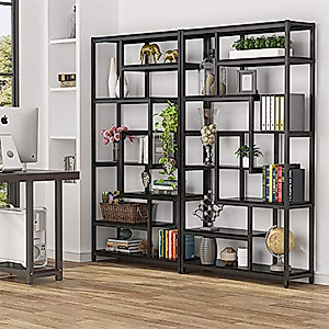 LITTLE TREE 71" Industrial Bookshelves for Storage