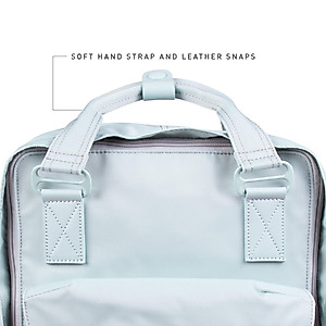 Doughnut Macaroon Nature Pale Series 16L Travel School Ladies College Girls Lightweight Commuter Casual Daypacks Bag Backpack (Raindrop)