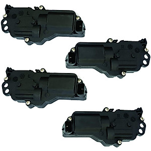 SYERAL Power Door Lock Actuators 4 Packs Lock Actuators 746-148 746-149 Driver & Passenger Right & Left Side Door Latch Compatible for F150 F250 F350 Super Duty Mustang Ranger Lincoln