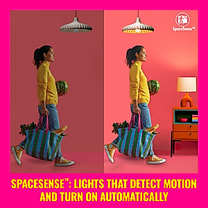 WiZ Connected 65W BR30 LED Smart Light Bulbs - Connects to Your Wi-Fi - E26 Smart Bulb - Control with Voice or App + Activate with Motion - Matter Compatible - 2 Pack