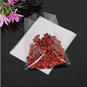 100x Clear Flat Cello/Cellophane Treat Bag 6x8 inch(1.2mil) Gift Basket Supplies