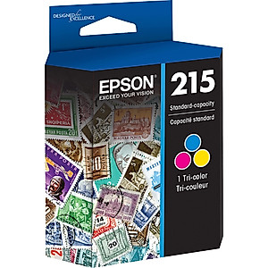 EPSON T215 -Ink Standard Capacity Tricolor -Cartridge (T215530-S) for select Epson WorkForce Printers