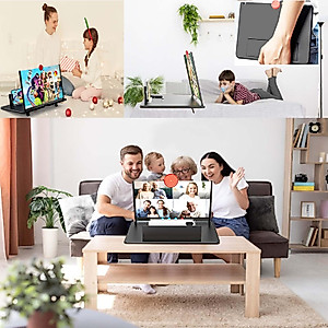 16" Screen Magnifier for Smartphone –3D HD Mobile Phone Magnifying Projector Screen Enlarger Expanders for Movies, Videos, and Gaming–Foldable Phone Stand with Screen Amplifier–Supports All Cell Phone