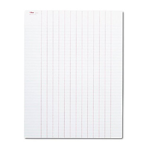 Tops 3616 Data Pad with Plain Column Headings, 8 1/2 X 11, White, 50 Sheets
