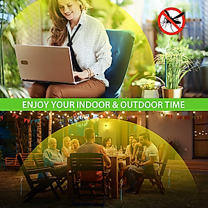 Mosquito Repellent Outdoor Patio 120 PCS, Citronella Oil Mosquito Incense Sticks Indoor Home Pet Family Safe, Natural Plant-Based Bug Insect Barrier for Yard Garden Lawn Camping Fishing