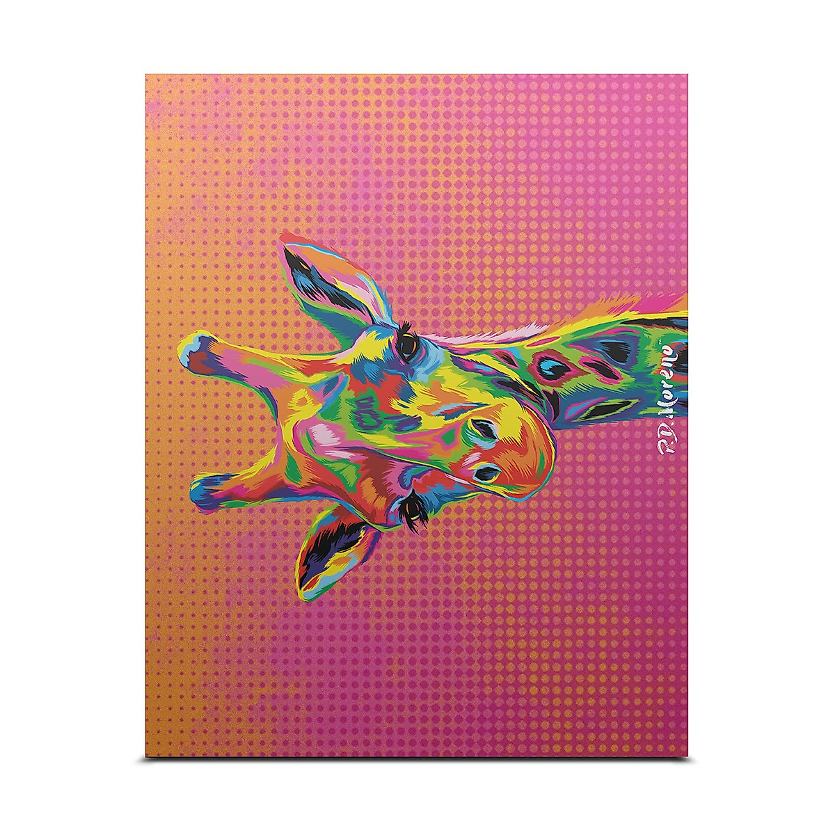 Head Case Designs Officially Licensed P.D. Moreno Giraffe Animals II Vinyl Sticker Gaming Skin Case Cover Compatible With Xbox One X Console and Controller Bundle