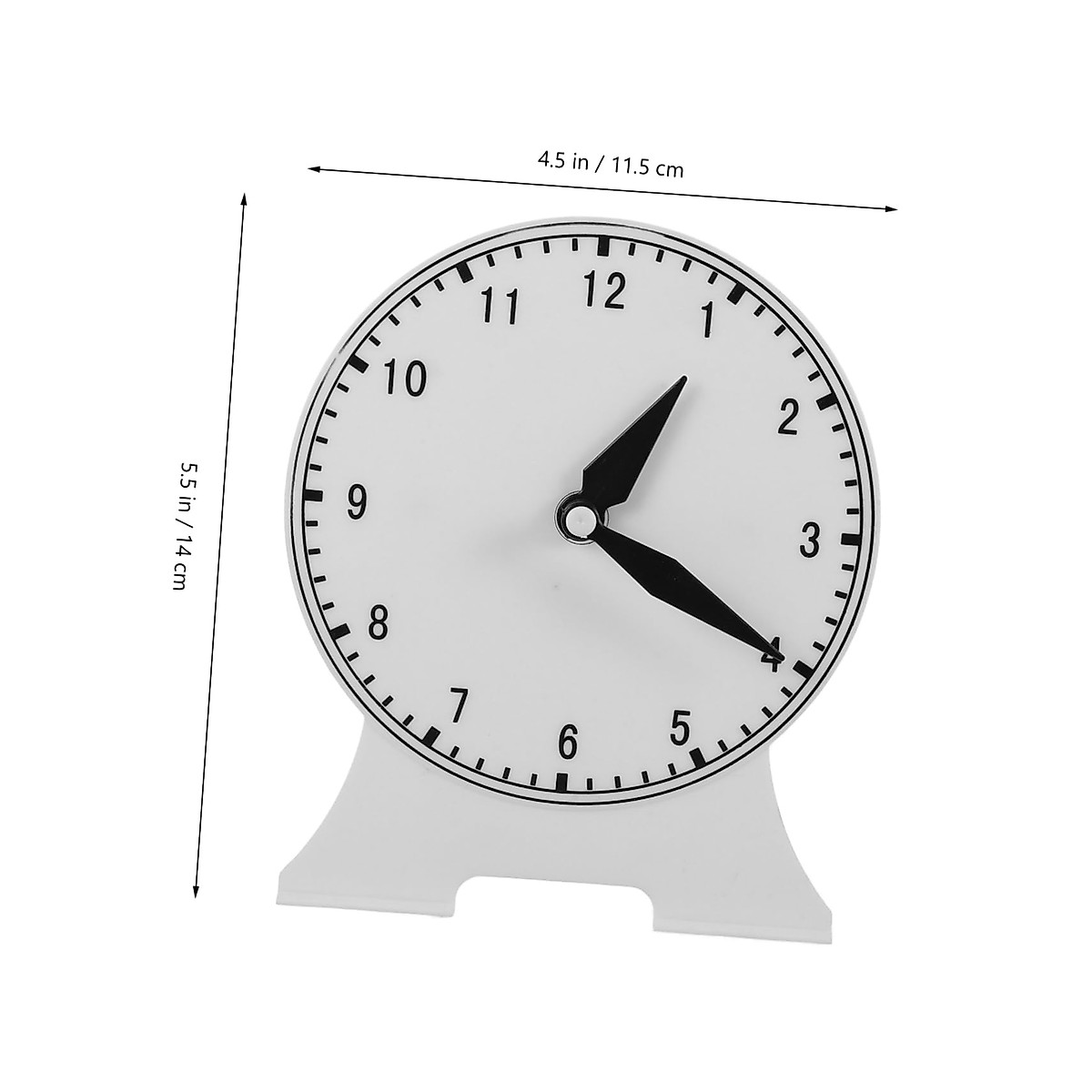 ULTECHNOVO 1pc Clock Model Clocks Brain Toy Toys for Learning to Tell Time Tools Desktop Clock Puzzle Toy Clock Props Tabletop Clock Plastic Learning Bell Concise Student