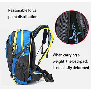 LZJDS 40L Climbing Travel Backpack Waterproof Breathable Durable Backpack for Hiking Camping Ski,Black