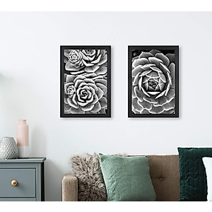 MCS Studio Gallery 13x19 Picture Frame Black Woodgrain, Rectangle Photo Frame for Photos, Posters & Art Prints (2-Pack)