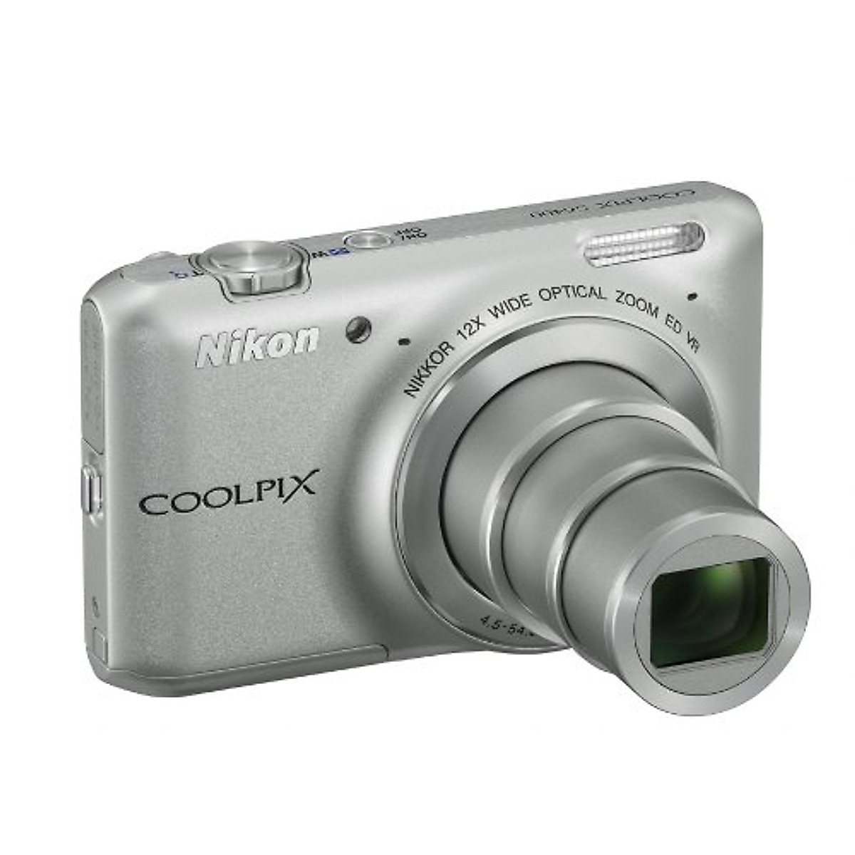 Nikon COOLPIX S6400 16 MP Digital Camera with 12x Optical Zoom and 3-inch LCD (Silver) (OLD MODEL)