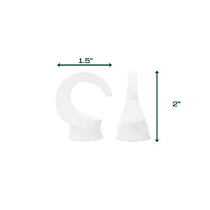 Character The Plant Hanging Kit with Toggle Bolts, Hooks, Screws, and Instructions for an Easy, Heavy Duty Ceiling Installation, White