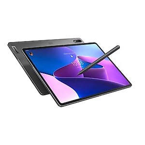 Lenovo Tab P12 Pro Tablet - 12.6" - Octa-core (Kryo 585 Single-core (1 Core) 3.20 GHz + Kryo 585 Triple-core (3 Core) 2.42 GHz + Kryo 585 Quad-core (4 Core) 1.80 GHz) - 8 GB RAM - Android 11 - Gray