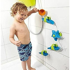 HABA Bathtub Ball Track - 6 Piece Play Set - Fosters Experimentation & Creativity for Ages 3 and Up