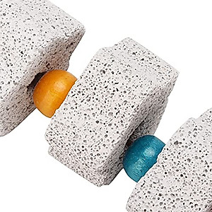 Syuanmuer Bird Chewing Toys, Bird Beak Grinding Stone,Bird Chewing Sticks Toys for Conures Parakeets Cockatiels Lovebirds