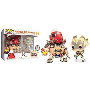 SDCC 2018 Blizzard Exclusive Roadhog and Junkrat 2 Pack Funko Pop Figure