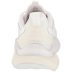 adidas Men's Alphabounce+ Running Shoe, White/White/White, 11