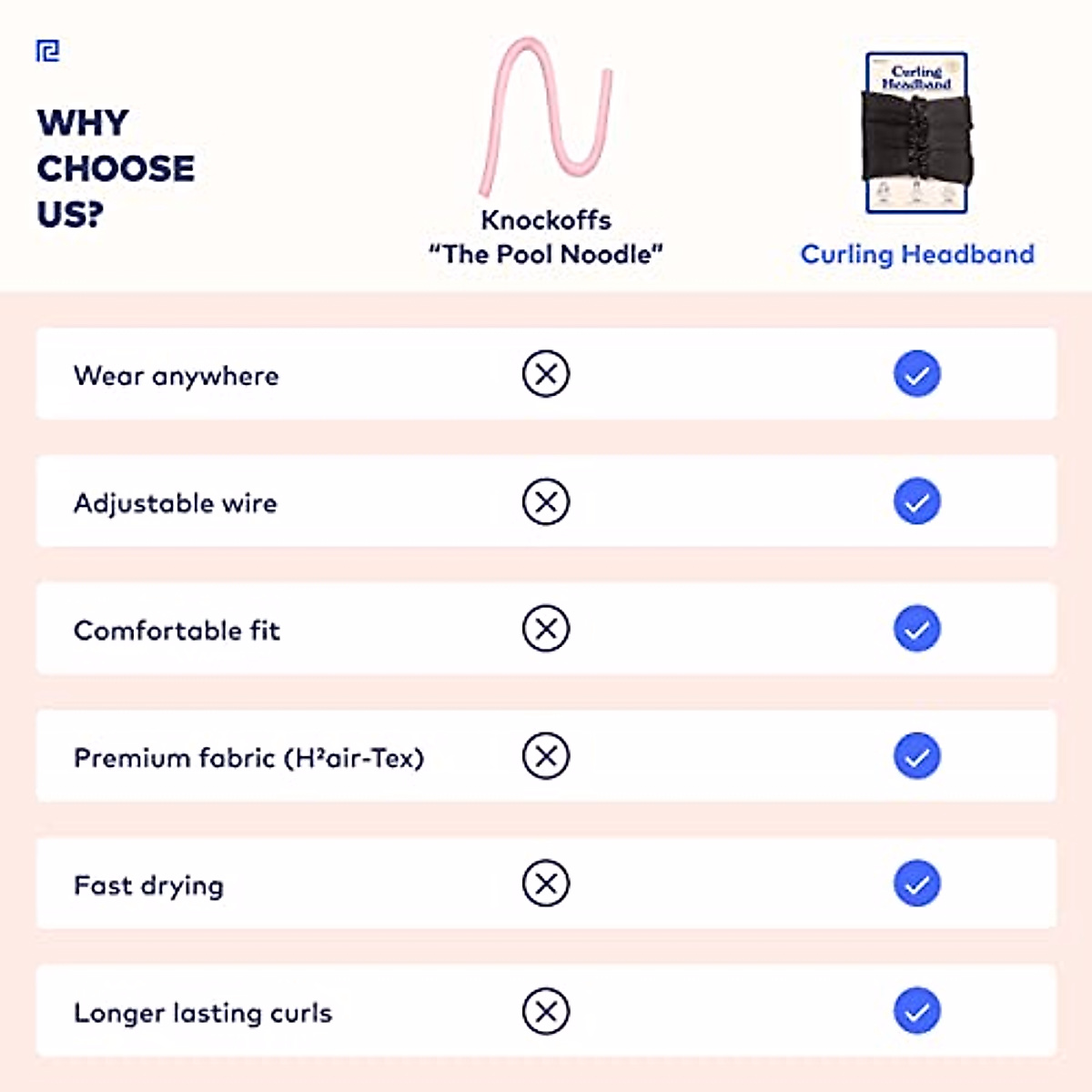 RobeCurls Heatless Hair Curler Set - Satin Curling Headband for Natural, No-Heat Curls - Sleep in Overnight Styling Tool with 2 Scrunchies for Women - Easy and Gentle on Hair (Black)