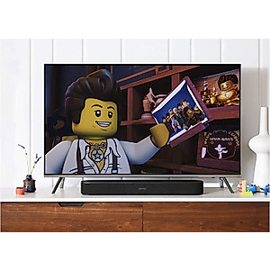 All-new Sonos Beam , Compact Smart TV Soundbar with Amazon Alexa voice control built-in. Wireless home theater and streaming music in any room. (Black) (Renewed)