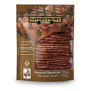 Savory Prime 100-Pack Basted Twist Sticks, 5-Inch, Brown