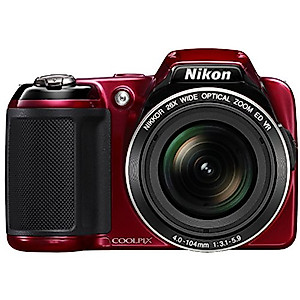 Nikon COOLPIX L810 16.1 MP 3.0-inch LCD Digital Camera - Red - (Renewed)