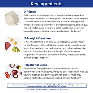 Gundry MD® Energy Renew Muscle Recovery and Cardiovascular Health Support Supplement, 30 Servings