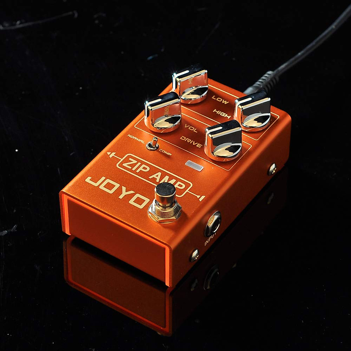 JOYO R-04 ZIP AMP Pedal Effect Strong Compression Overdrive Pedal Simulate Amplifier Effect Pedal for Electric Guitar True Bypass