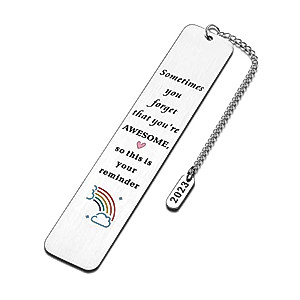 Inspirational Gifts for Women Men Class of 2023 Graduation Gifts for Him Her 16/18/21 Birthday Gifts for Girls New Start Gift for Friends Bookmark for Readers End of Year Student Gifts from Teacher