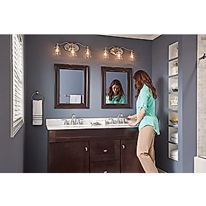 Moen Hamden Spot Resist Brushed Nickel 18-inch Single -Towel Bar, MY6218BN