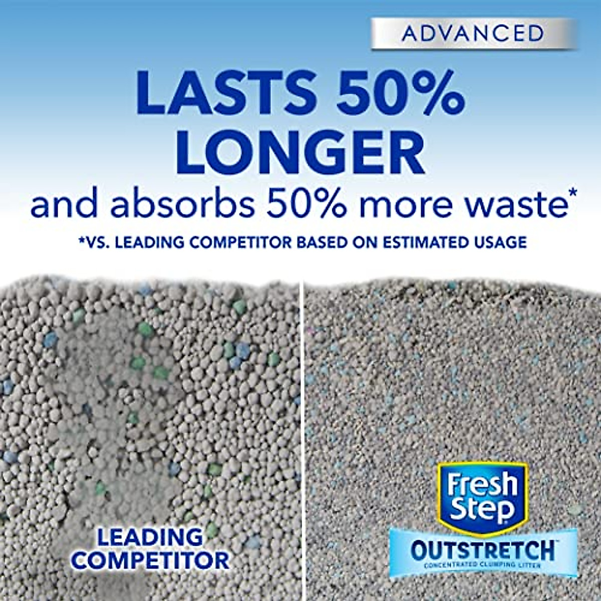 Fresh Step Outstretch, Clumping Cat Litter, Advanced, Extra Large, 32 Pounds total (2 Pack of 16lb Boxes)