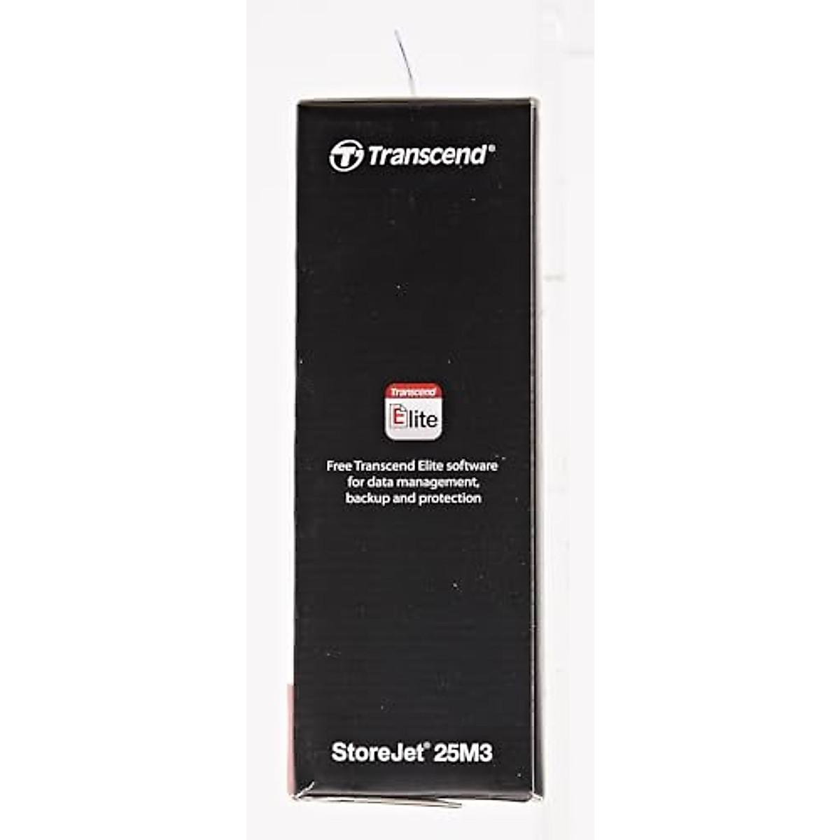 Transcend 4TB SJ25M3, USB 3.1 Portable Hard Drive Rugged, Anti-Shock Resistant, Compact and Lightweight with Lightning-Fast Speeds, One Touch Backup Button, Iron Grey - TS4TSJ25M3S