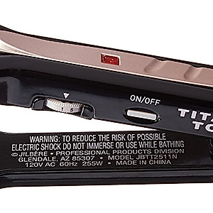 Conair Pro Titanium Tools Ceramic Turbocharged Straightening Iron, 1 1/2 Inch