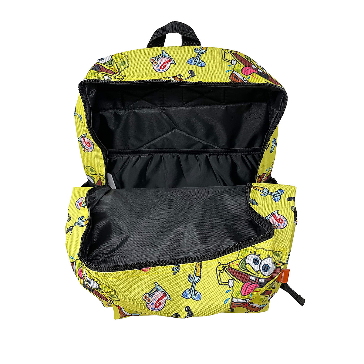 SpongeBob SquarePants 16 Inches Large Allover Print Backpack with Laptop Sleeve