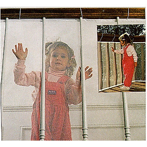 Hillento Children Safety Rail Balcony Stairs Net Banister Stair Safety Net for Kids/Pet/Toy Safety on Indoor/Outdoor Stairs, Balcony, or Patios, Stairs Protector, 9.8 x 2.5 ft, White