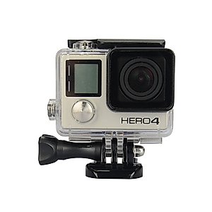 Housing Case Transparent fits GoPro Hero 4 3 Plus Waterproof Case, Enegg Diving Protective Rotective Housing Shell 45m Accessories Compatible Go Pro Hero 4 3+ Action Camera